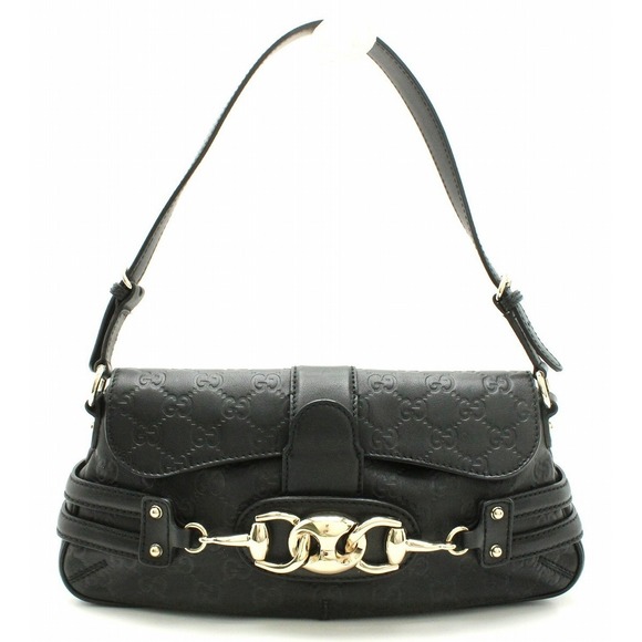 Gucci | Bags | Gucci Guccisima Shoulder Bag Black | Poshmark